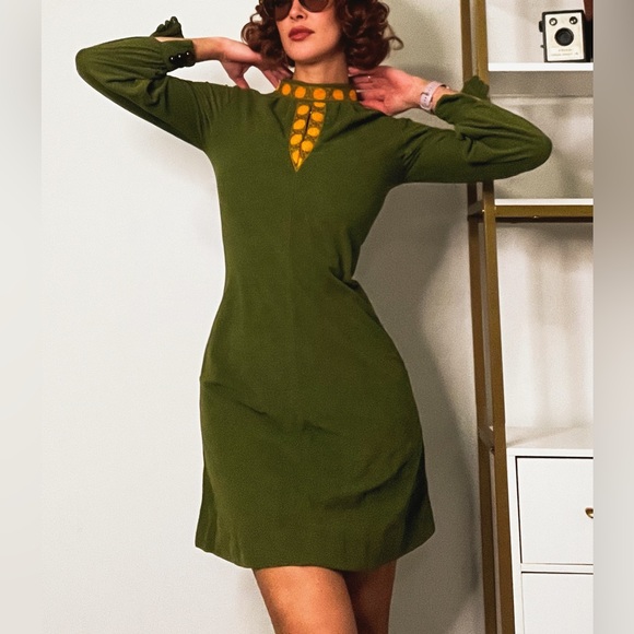 Handmade | Dresses | True Vintage 7s Retro Handmade Shift Gogo Mini ...